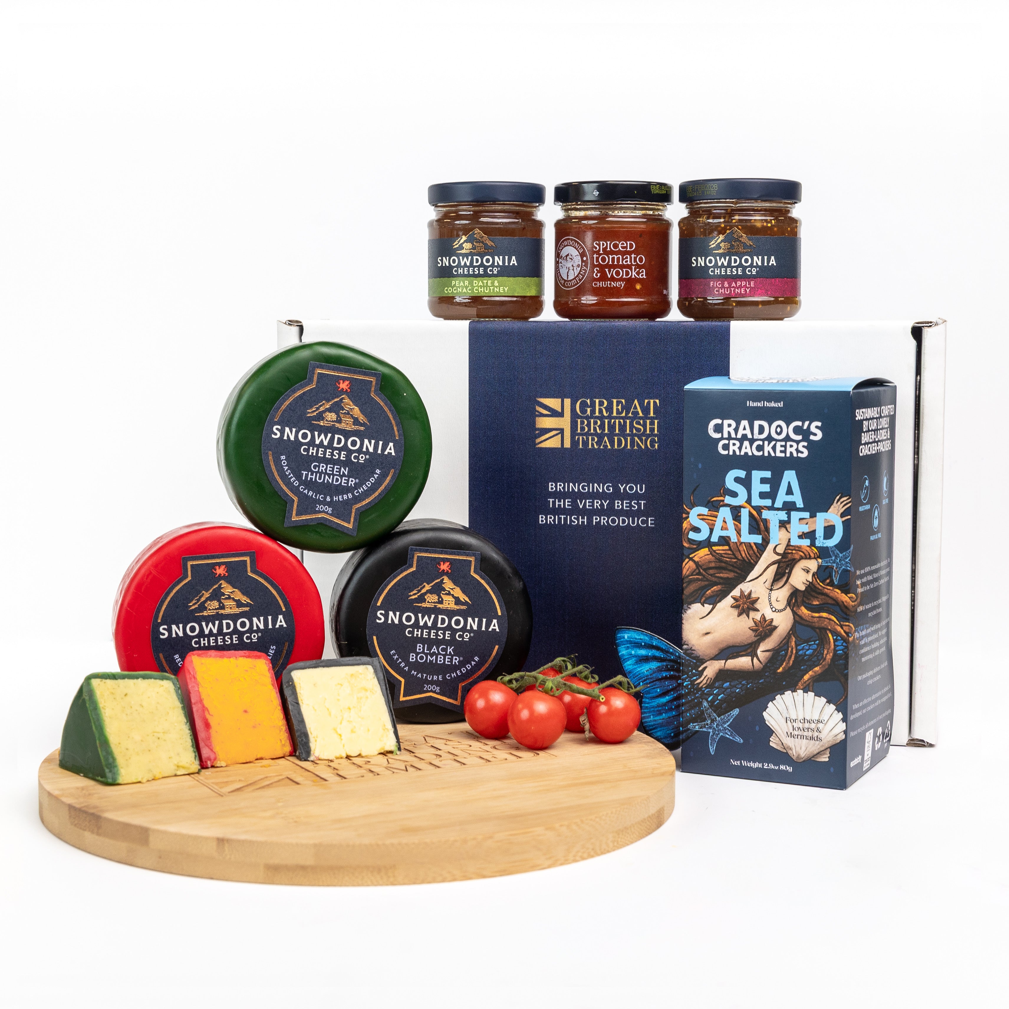Snowdonia Cheese and Chutney Hamper – Great British Trading Limited